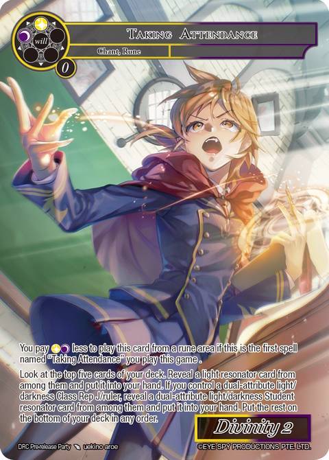 FoWind - Taking Attendance